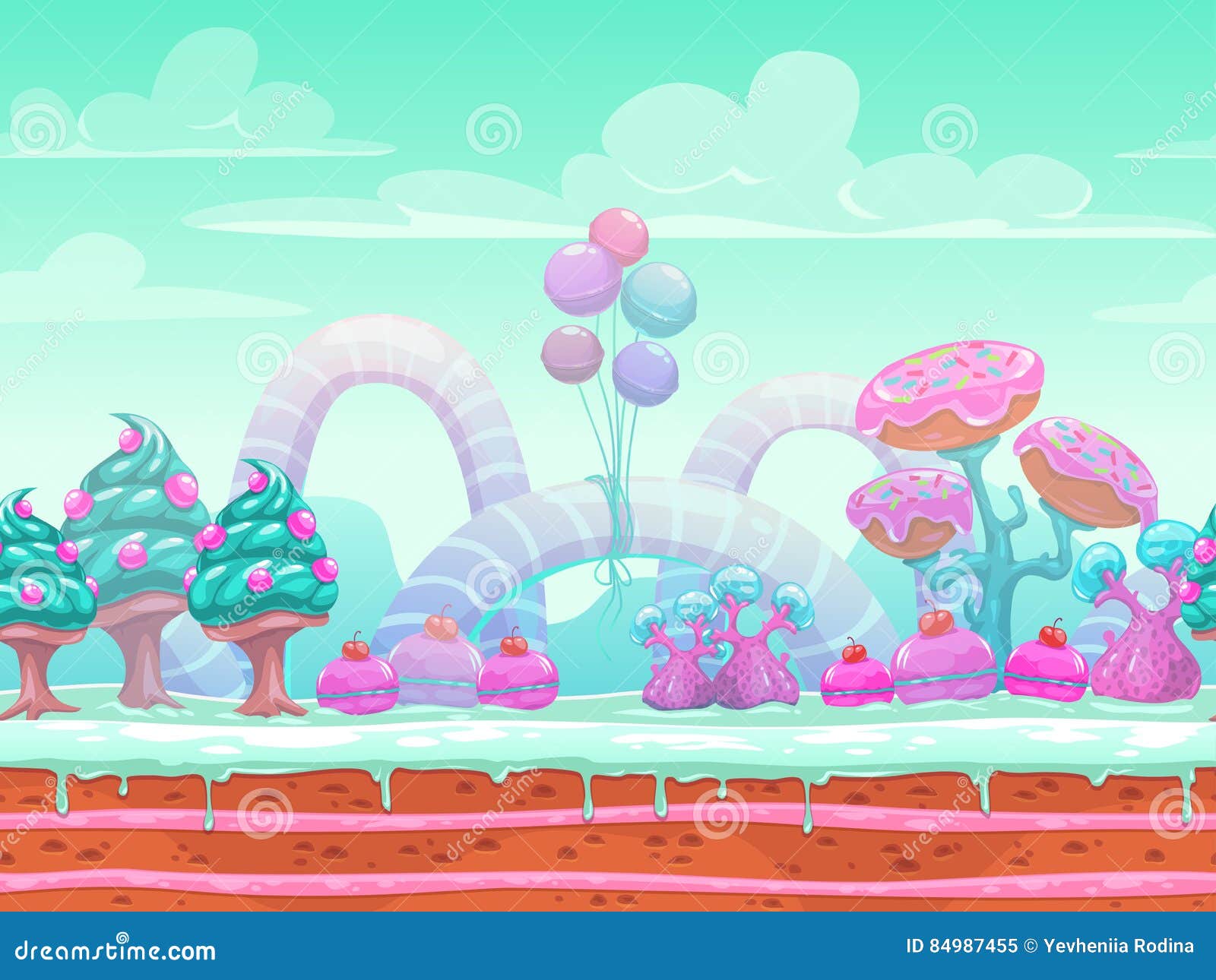 Candyland Illustration | CartoonDealer.com #57701988