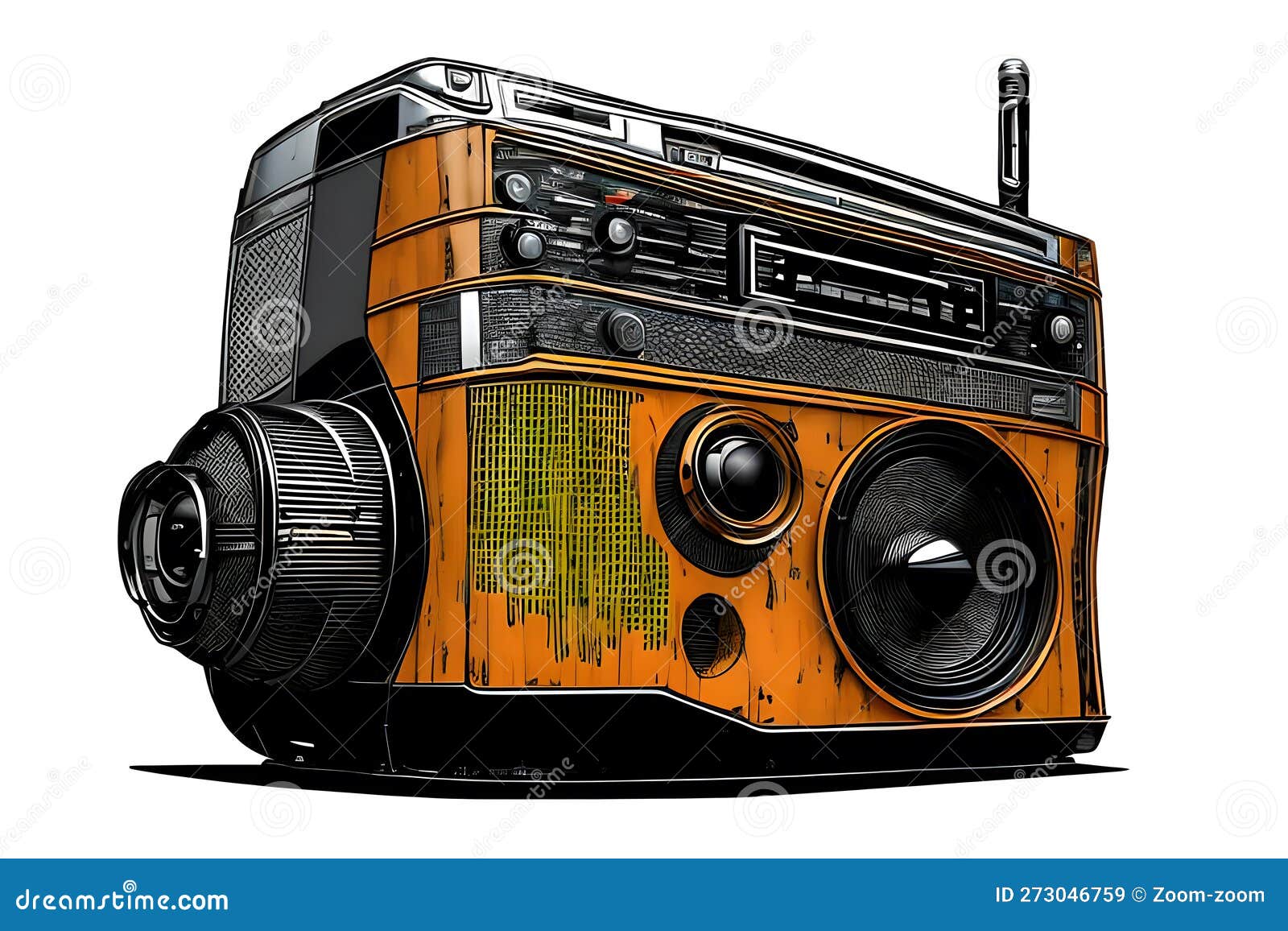 Transistor Radio Component. Radio Electronic Circuit. Symbolic ...