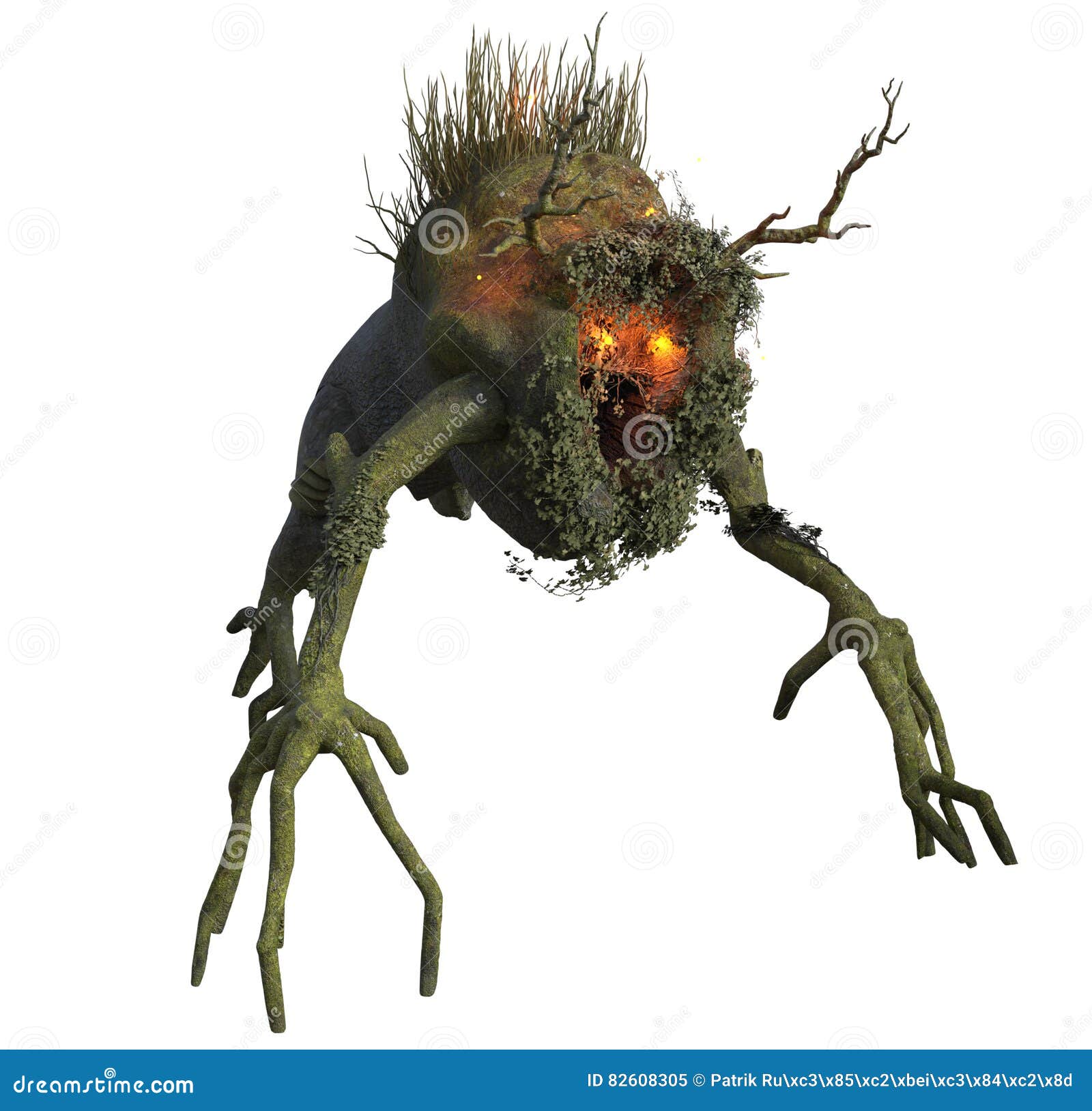 Fantasy Tree Ent Royalty-Free Cartoon | CartoonDealer.com #82608305