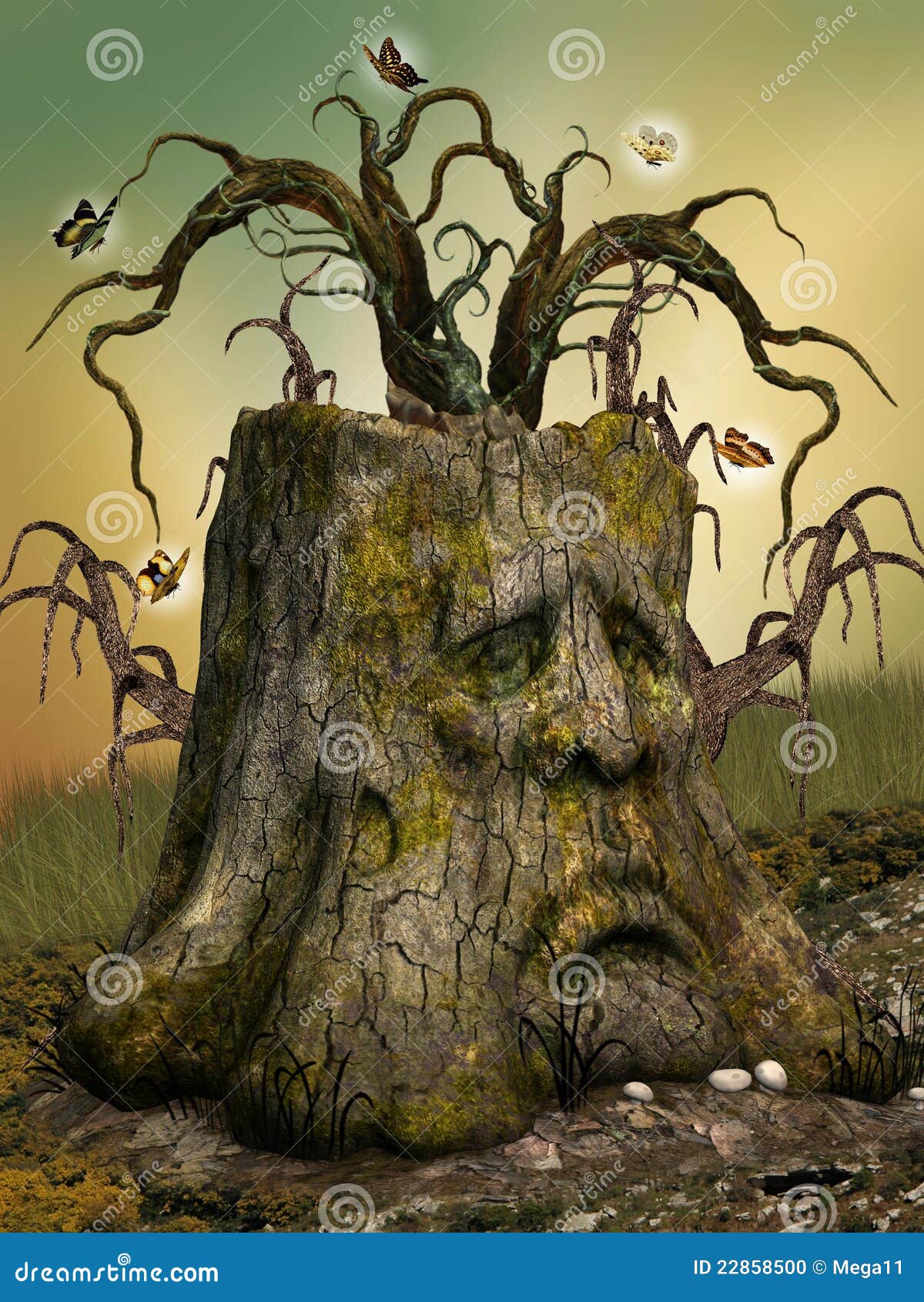 Fantasy Trunk stock illustration. Illustration of princess - 22858500