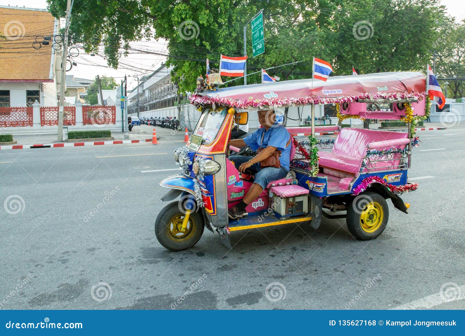 Fantasy Tuk Tuk of Bangkok Thailand, Tricycle Tuk-tuk Running in ... Fantasy Tuk Tuk of Bangkok Thailand, Tricycle Tuk-tuk Running in ...
