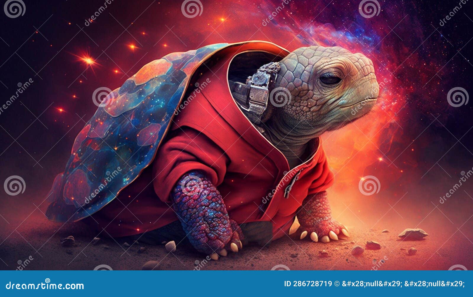 Fantasy Turtle Image, Bright Background. AI Generative Stock ...