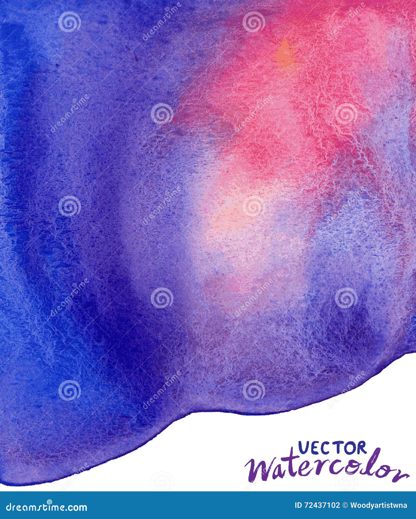 Fantasy Watercolor Urban Landscape Painting With Natural Disaster ...