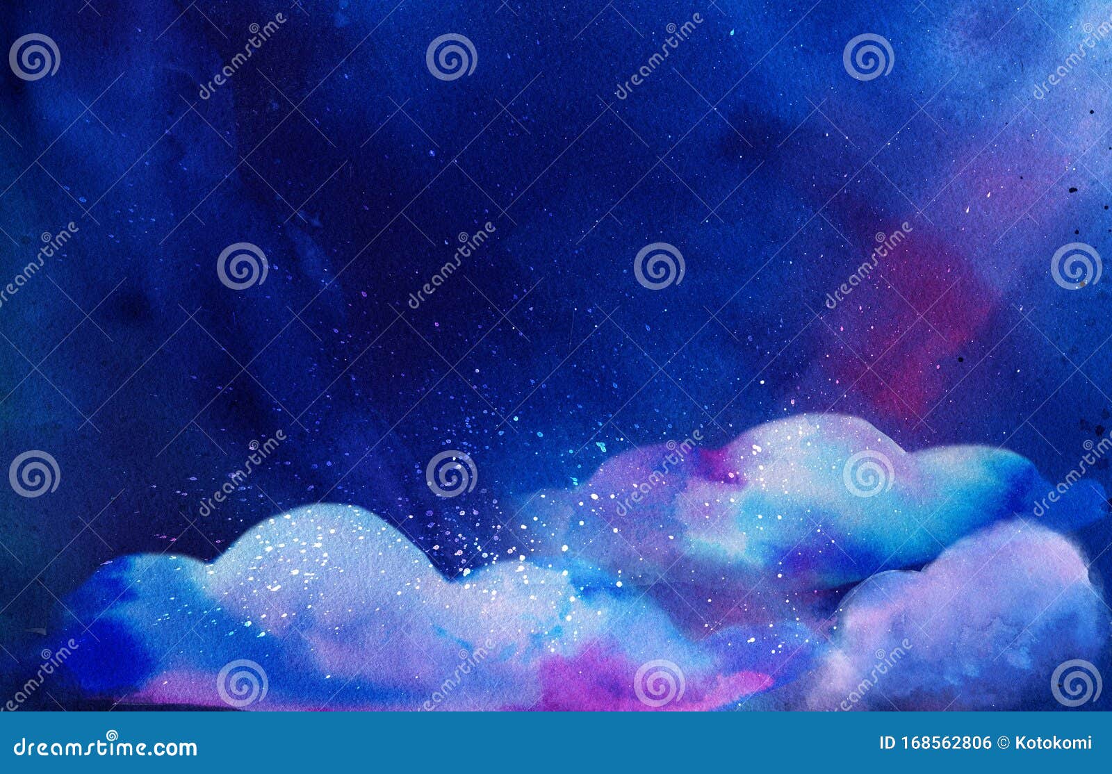Hướng dẫn How to paint a space background bước đơn giản, dễ hiểu