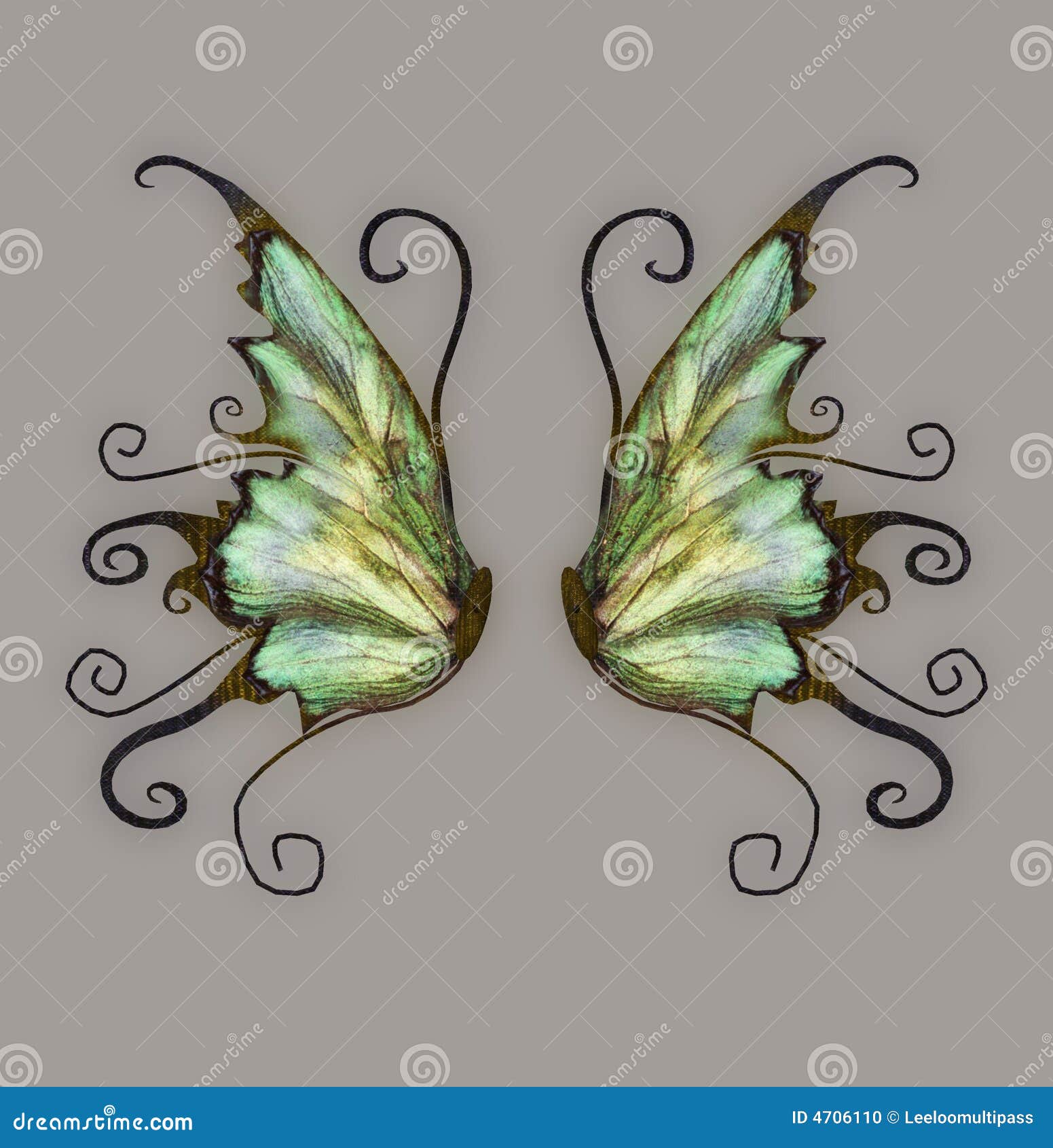 Fantasy Wings stock illustration. Illustration of angels - 4706110