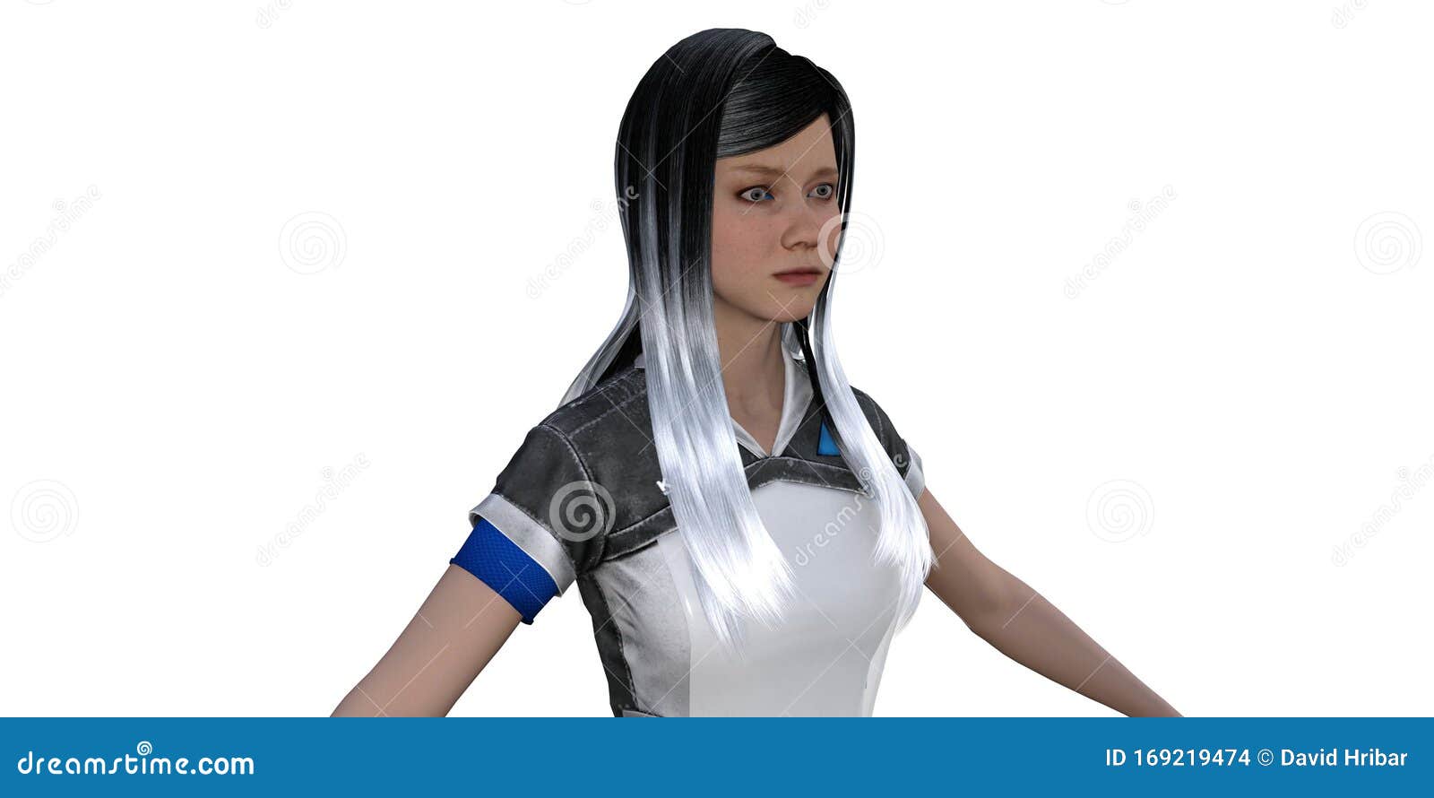 A fantasy woman Kara AX400 editorial stock image. Illustration of ...