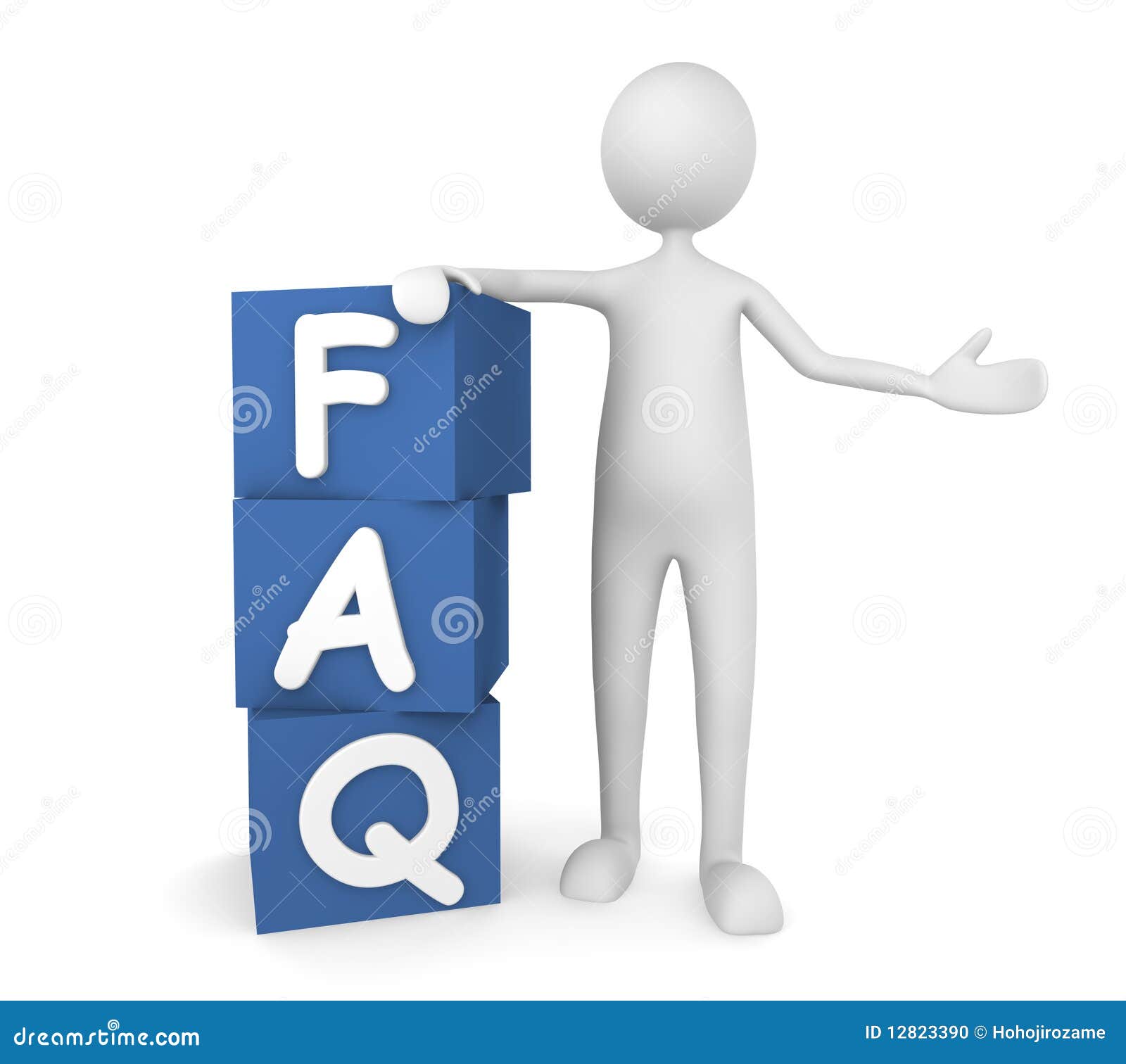 FAQ stock illustration. Illustration of concept, answers - 12823390