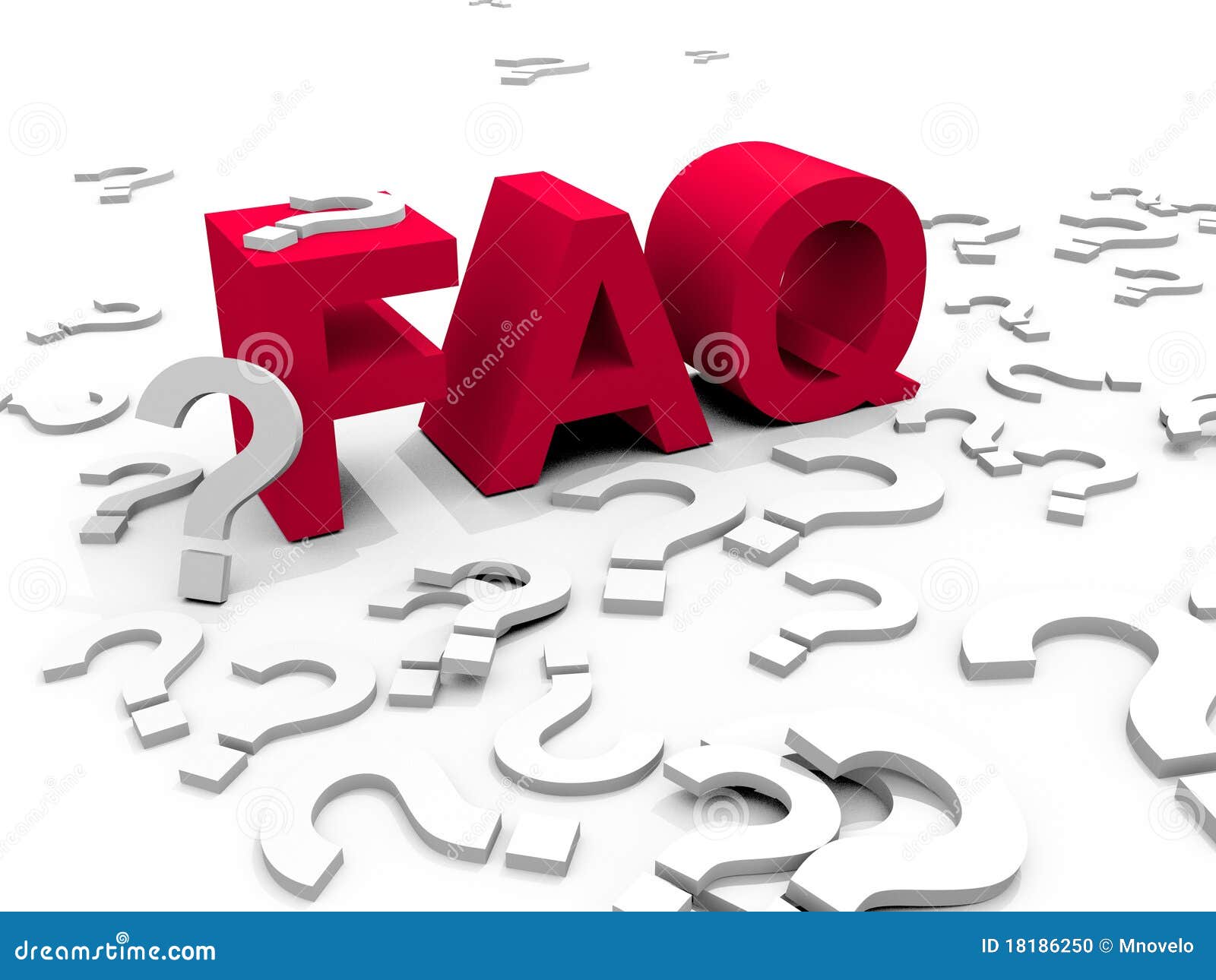 FAQ stock illustration. Illustration of questionmark - 18186250