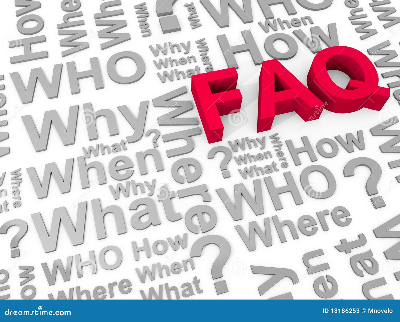 FAQ stock illustration. Illustration of question, line - 18186253