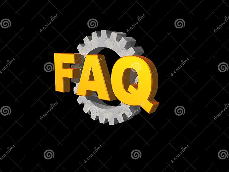Faq stock illustration. Illustration of questions, solutions - 5881657