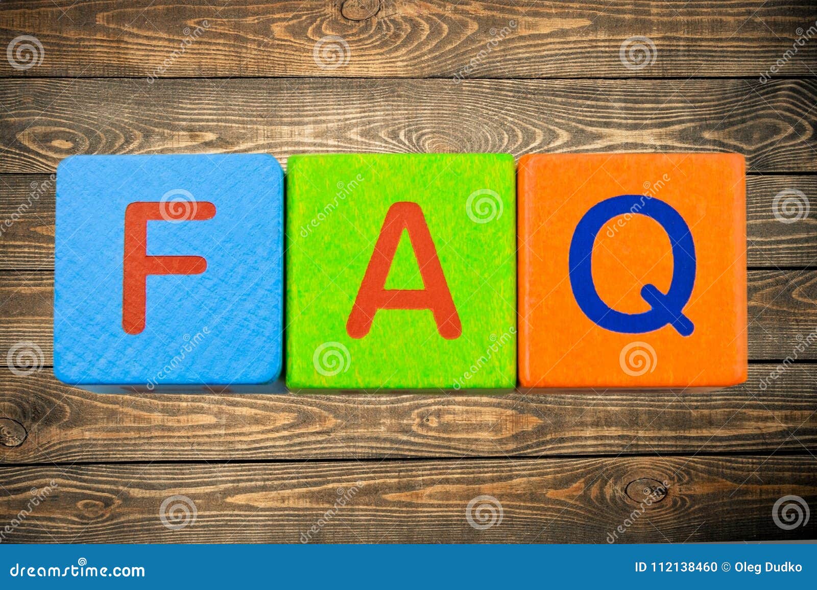 Faq stock photo. Image of green, objects, word, cube - 112138460