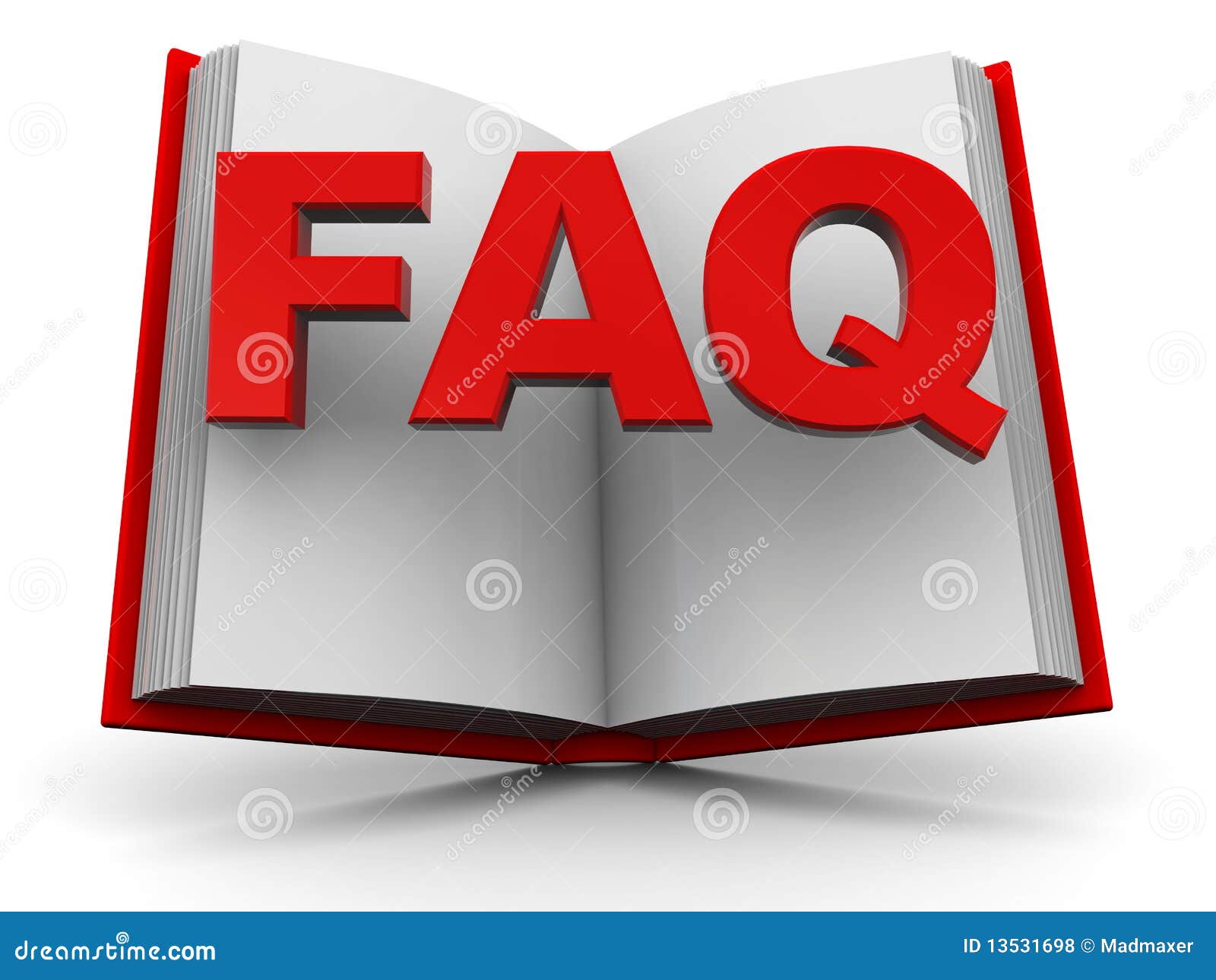 Faq book stock illustration. Illustration of solution - 13531698