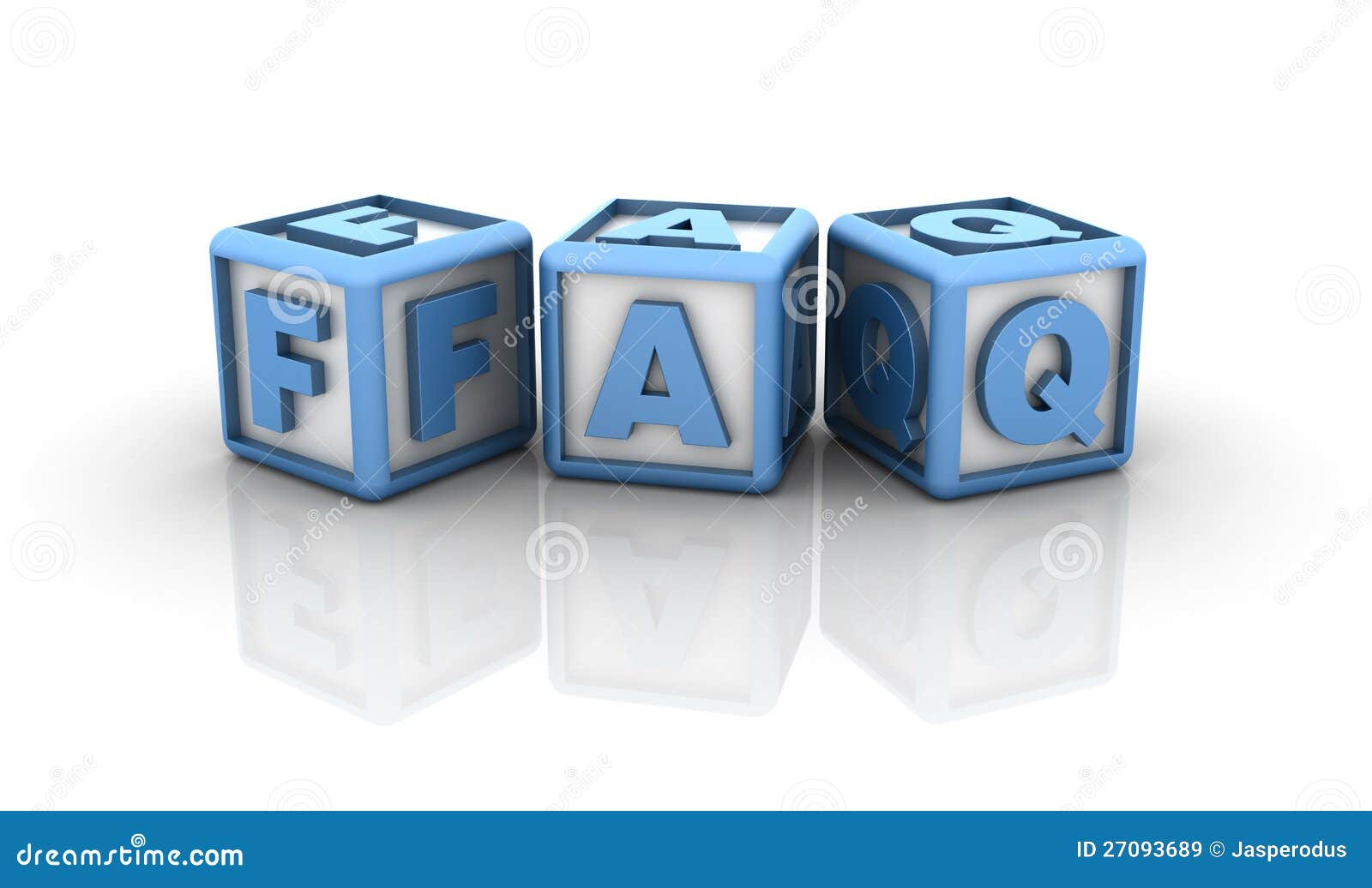 Faq Buzzword stock illustration. Illustration of cube - 27093689