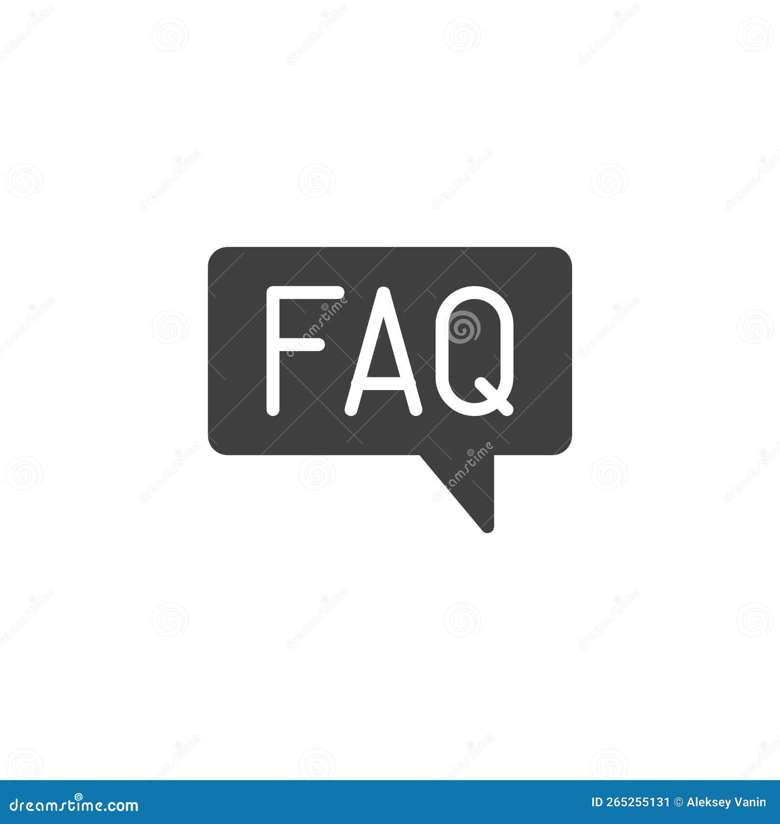 FAQ chat vector icon stock vector. Illustration of chat - 265255131 FAQ chat vector icon stock vector. Illustration of chat - 265255131