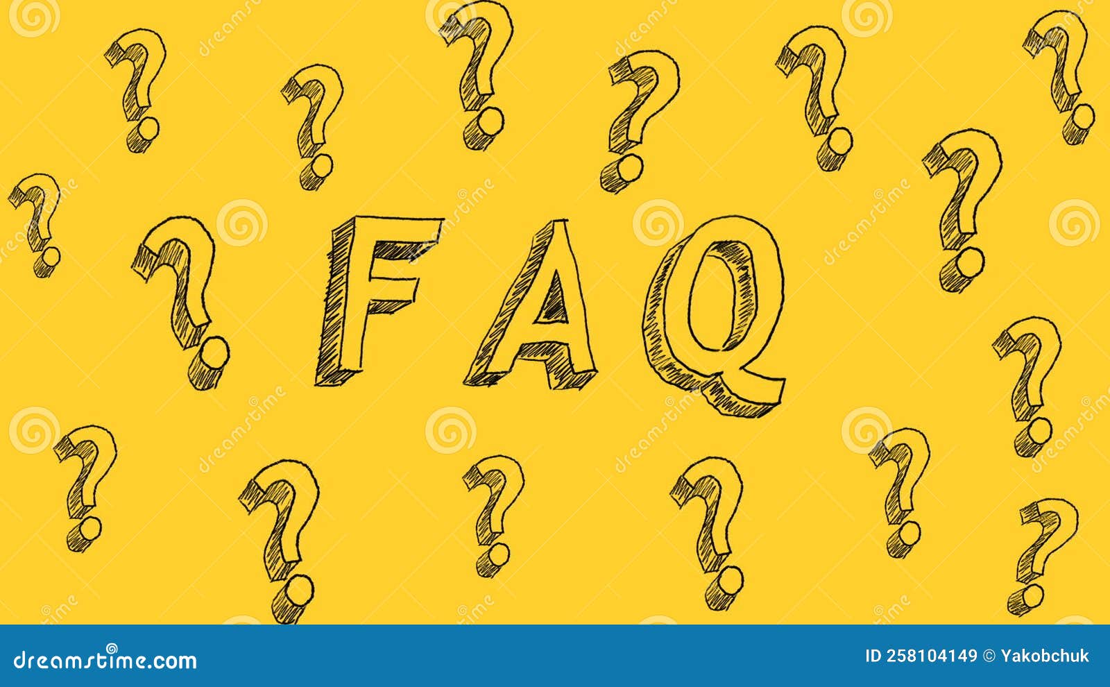 FAQ concept stock video. Video of help, write, letter - 258104149