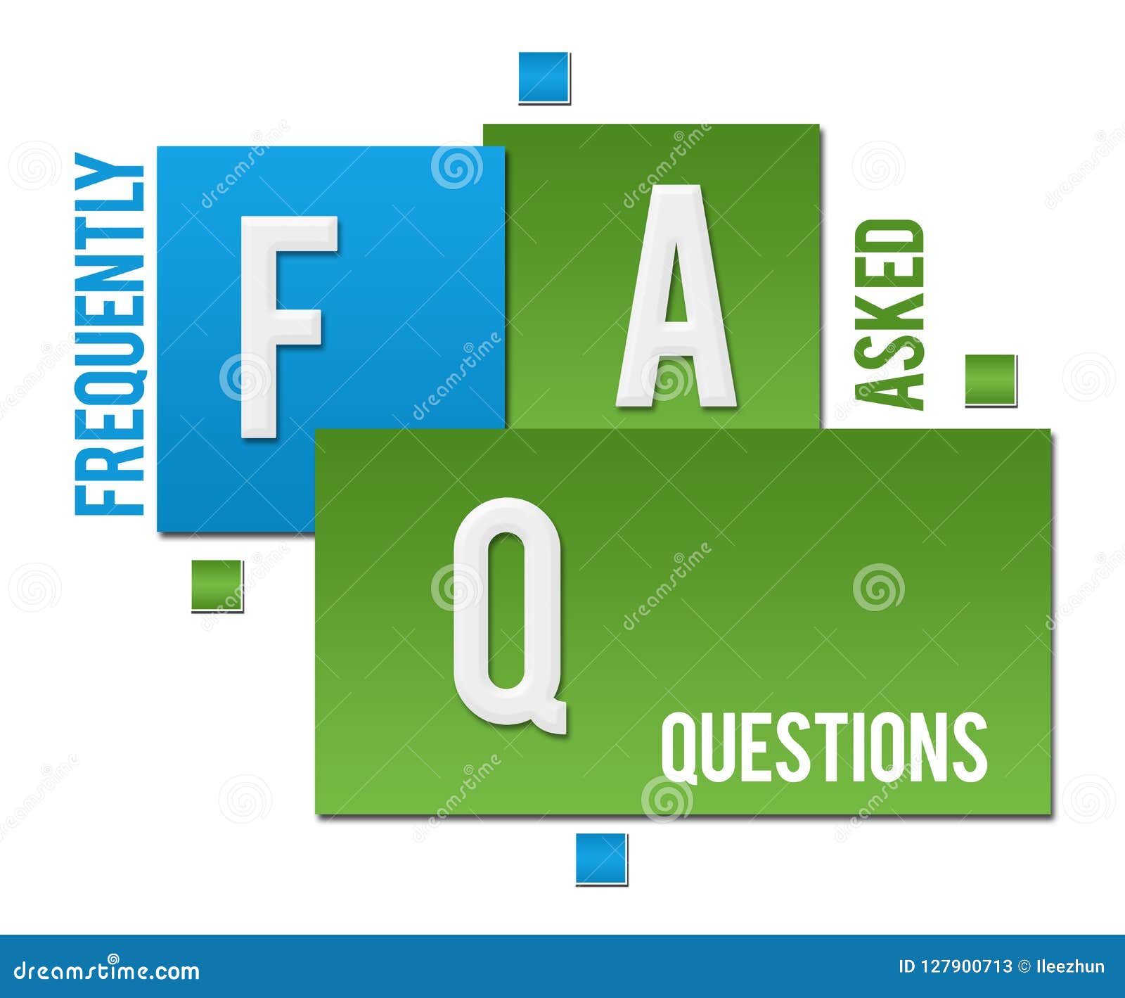 FAQ - Frequently Asked Questions Green Blue Squares Text Stock ... FAQ - Frequently Asked Questions Green Blue Squares Text Stock ...