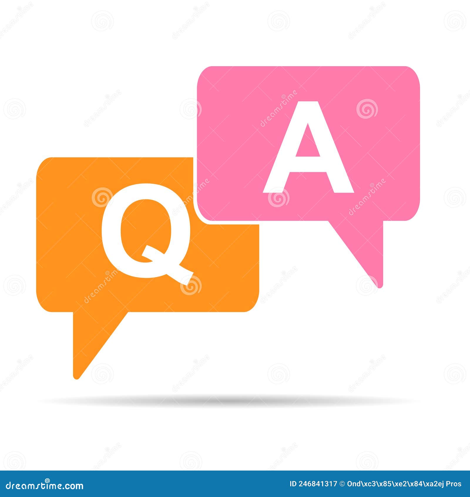 FAQ, Frequently Asked Questions Vector Icon. Information Speech Bubble ...