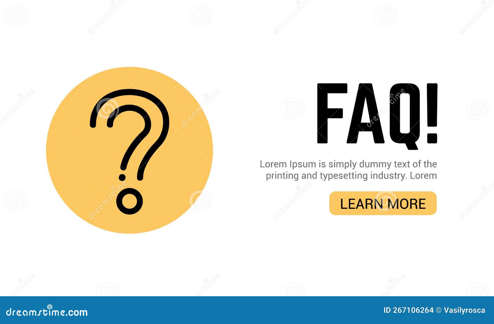 Faq Help Flat Design Icon. Query Frequently Question Speech Vector ...
