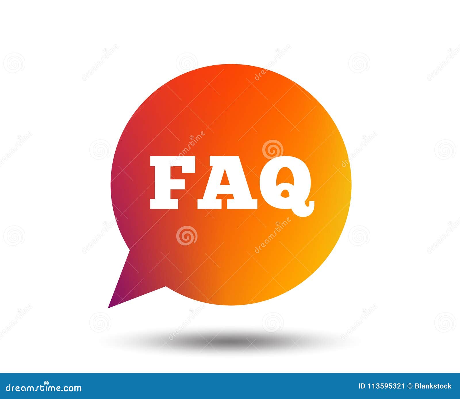 FAQ Information Sign Icon. Help Symbol. Stock Vector - Illustration of ...