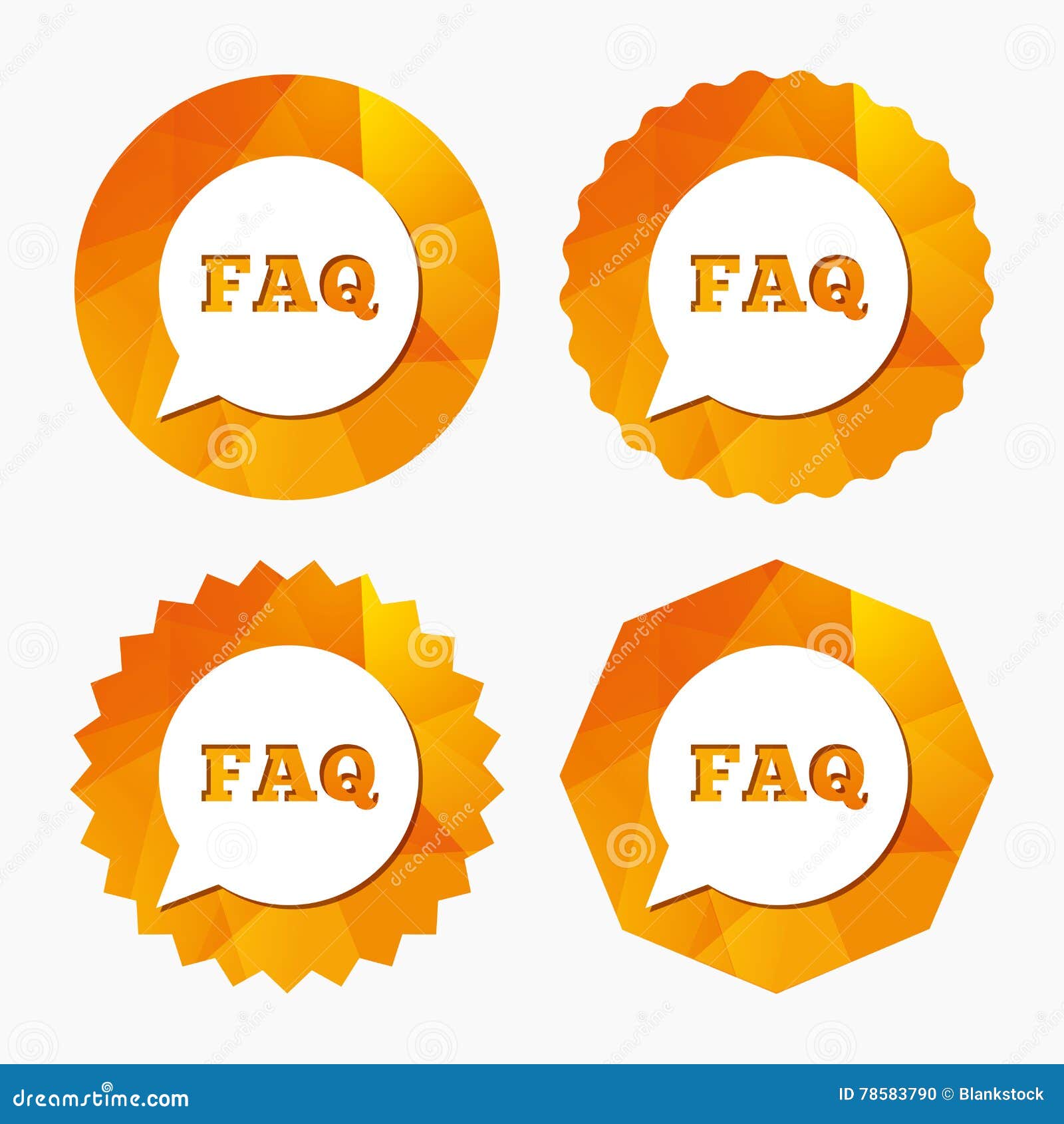 FAQ Information Sign Icon. Help Symbol. Stock Vector - Illustration of ...
