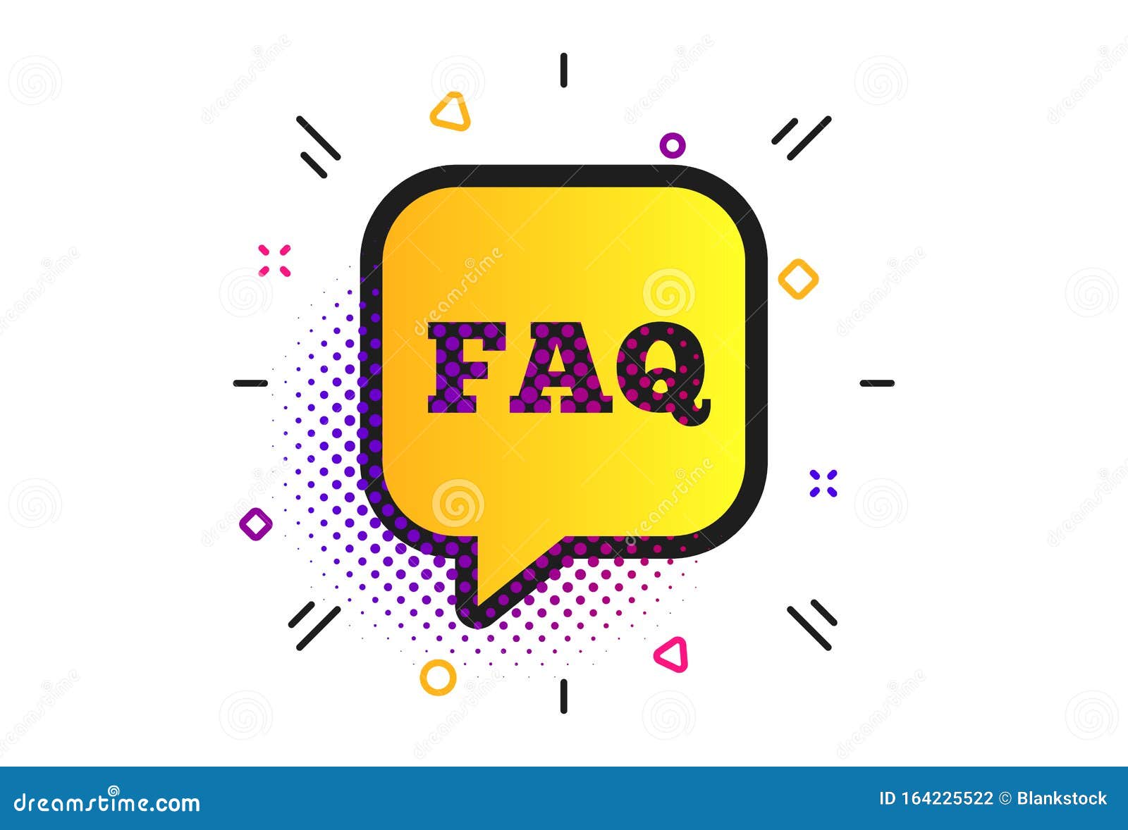 FAQ Information Sign Icon. Help Symbol. Vector Stock Vector ...