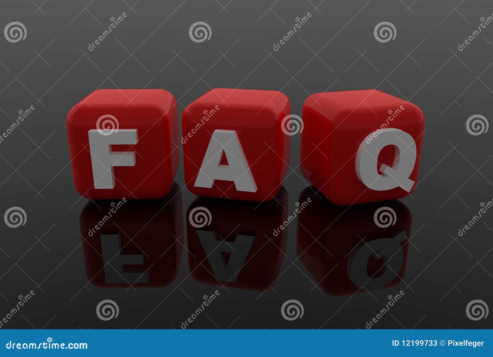 FAQ letter stock illustration. Illustration of information - 12199733