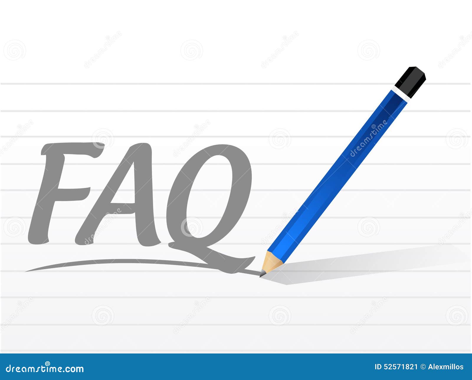 Faq Message Sign Illustration Design Stock Illustration - Illustration ...