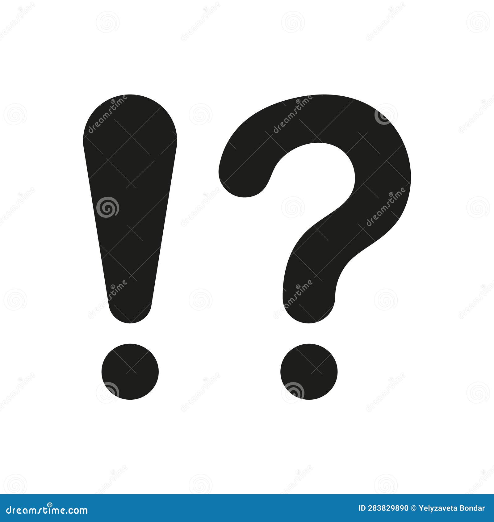 FAQ, Question Mark and Exclamation Point Silhouette Icon. Caution Glyph ...