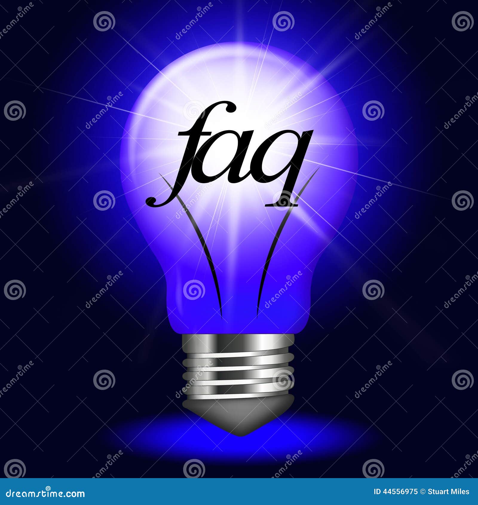 Faq Questions Represents Information Questioning and Assistance Stock ...