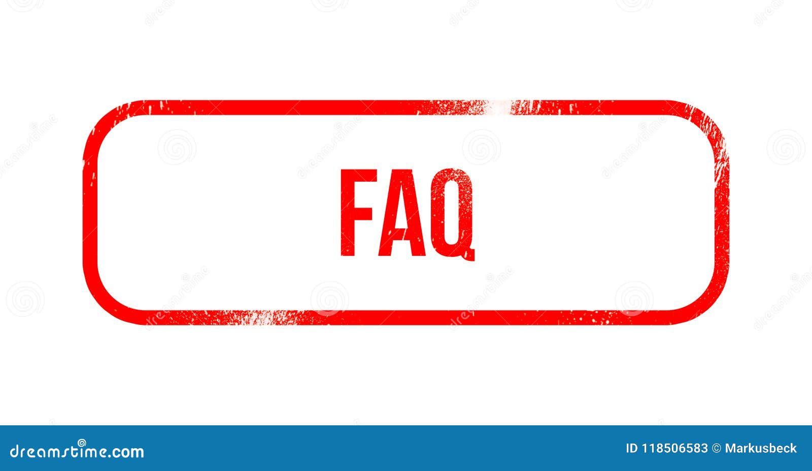 Faq - Red Grunge Rubber, Stamp Stock Illustration - Illustration of ...