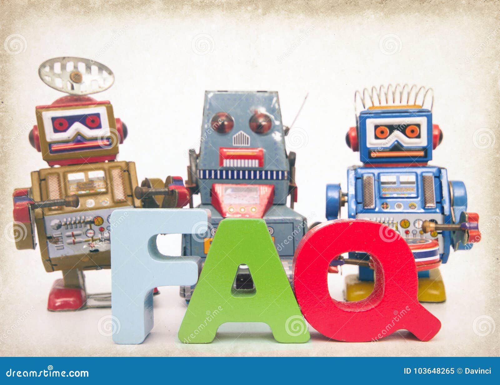 FAQ robots toned image stock image. Image of question - 103648265