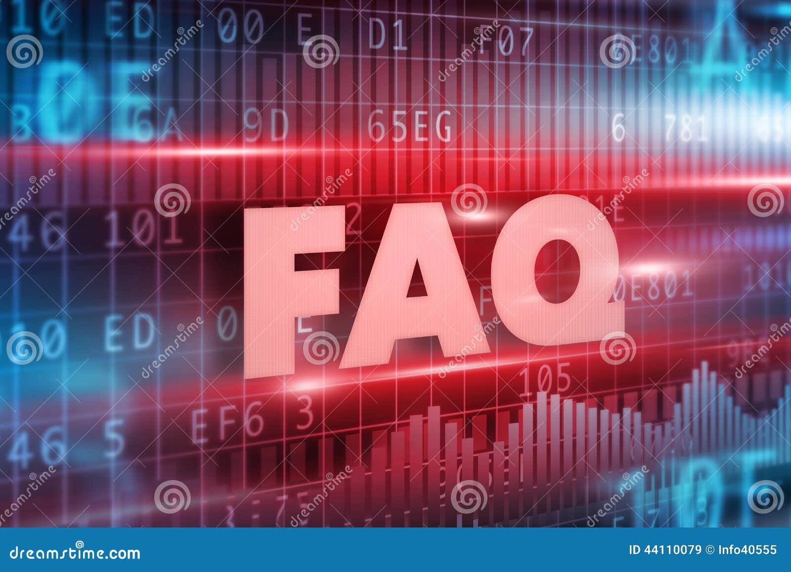 FAQ text concept stock illustration. Illustration of help - 44110079