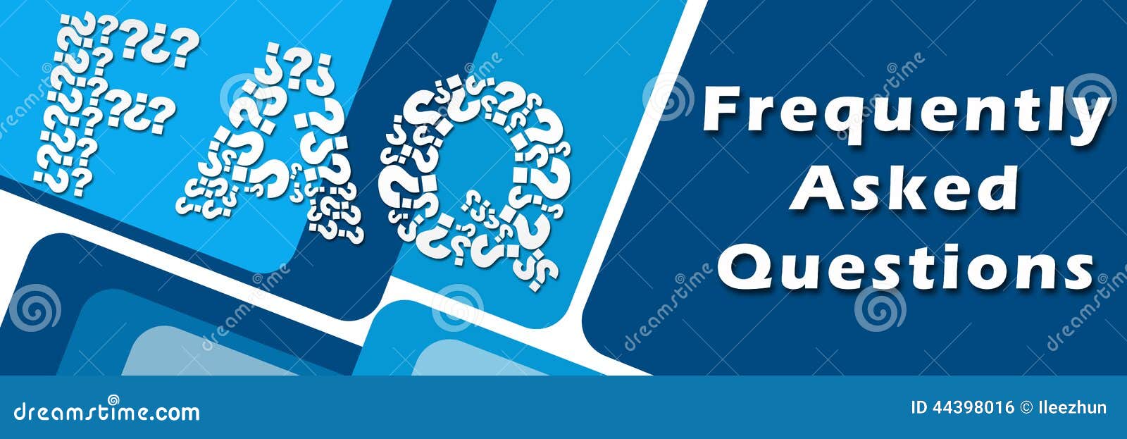 FAQ Text Symbols Keywords Banner Stock Illustration - Illustration of ...