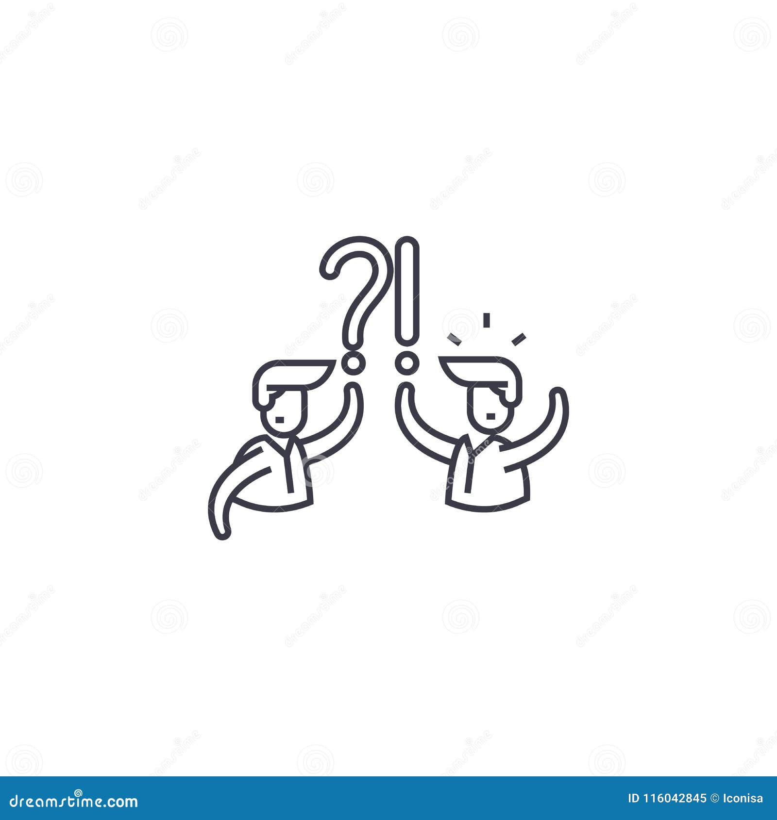 Faq Vector Line Icon, Sign, Illustration on Background, Editable ... Faq Vector Line Icon, Sign, Illustration on Background, Editable ...