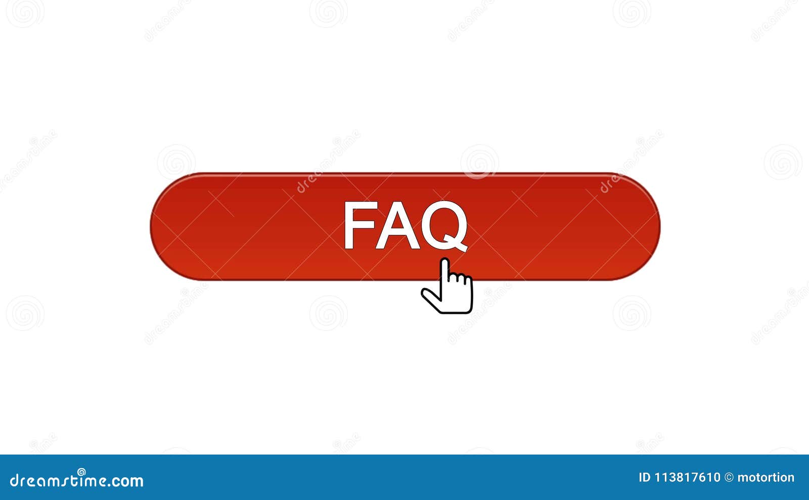 Faq Web Interface Button Clicked With Mouse Cursor Wine Red Online