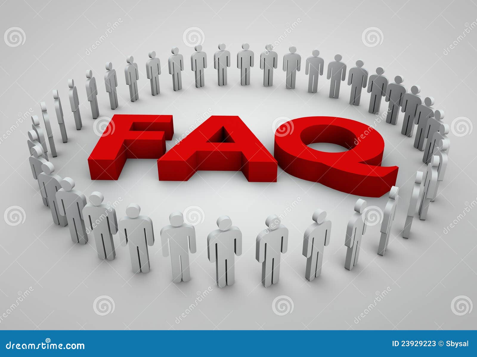 FAQs 3D Text2 stock illustration. Illustration of internet - 23929223