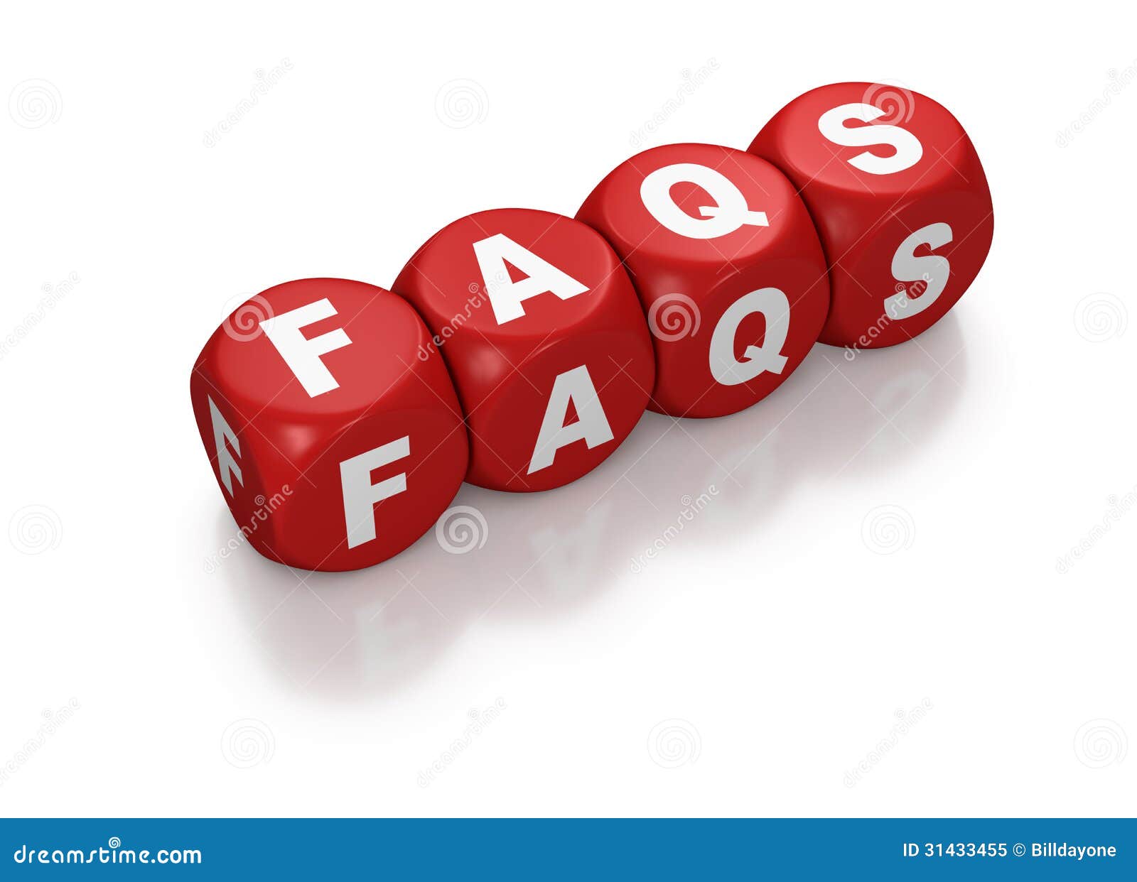 FAQS -Realistic Neon Sign On Brick Wall Background - 3D Rendered ...