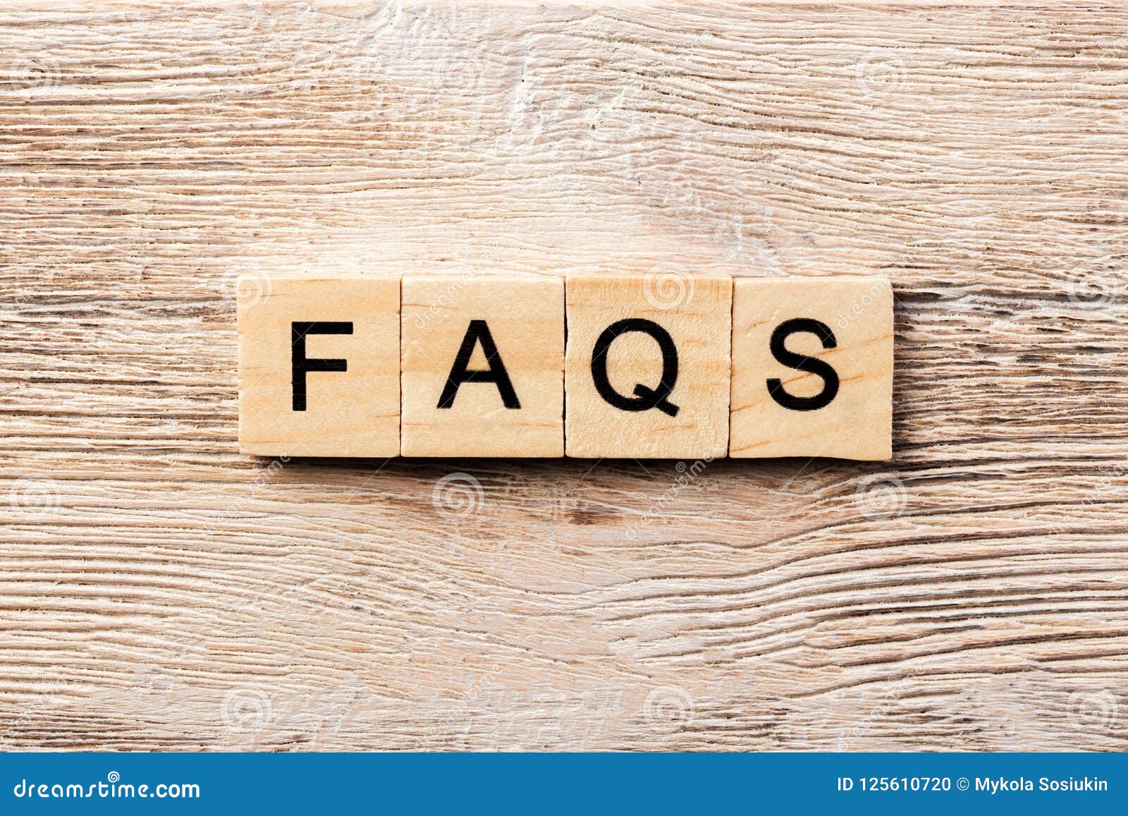 Faqs Word Written on Wood Block. Faqs Text on Table, Concept Stock ...