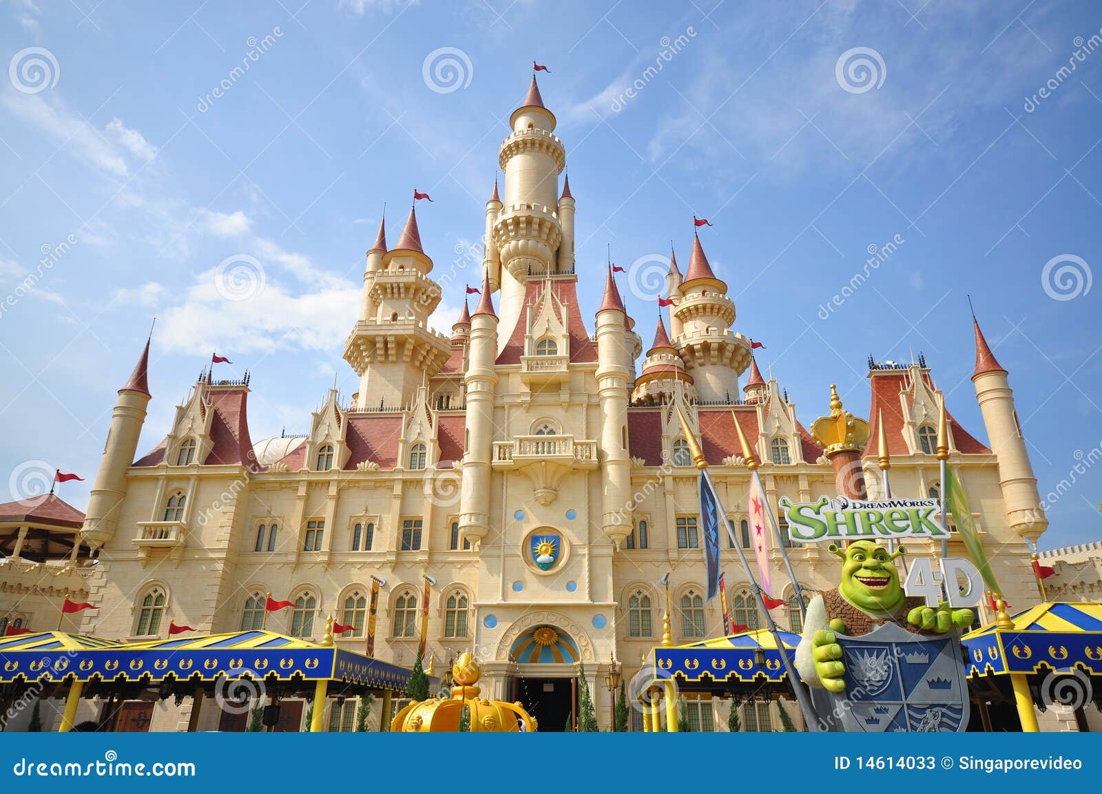 Far Far Away Castle in Universal Studio, Singapore Editorial Stock ... Far Far Away Castle in Universal Studio, Singapore Editorial Stock ...
