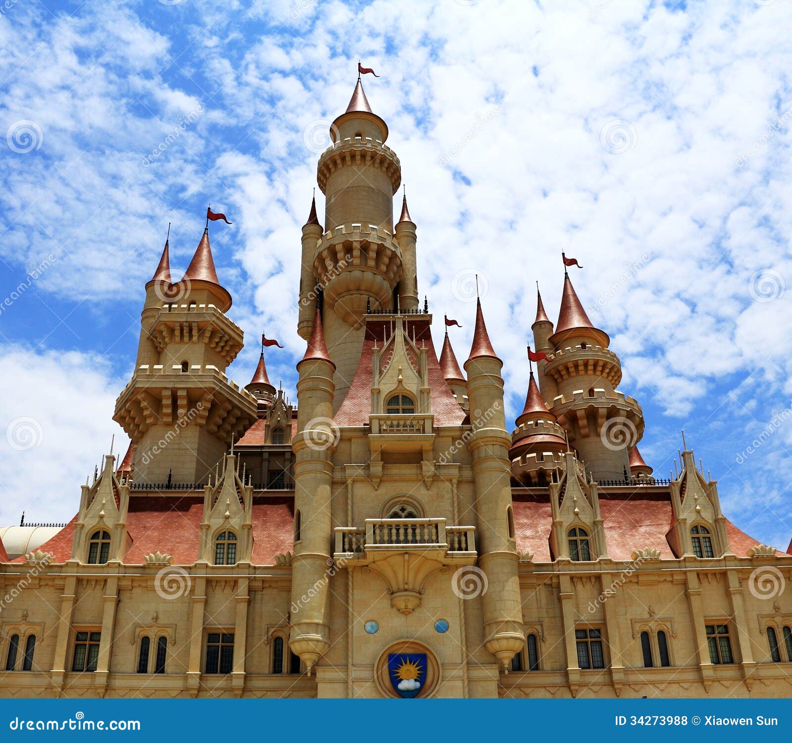 Far Far Away Castle at Universal Studios Singapore Editorial Stock ...