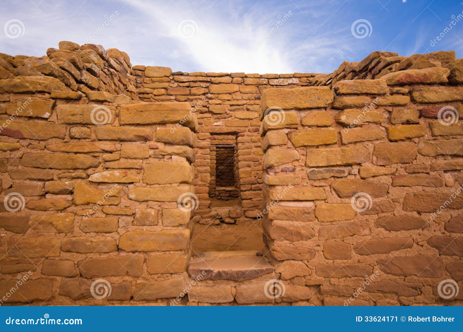 View Of Community Meeting Hall And The Top View Of Rajgad Fort, Stock ...