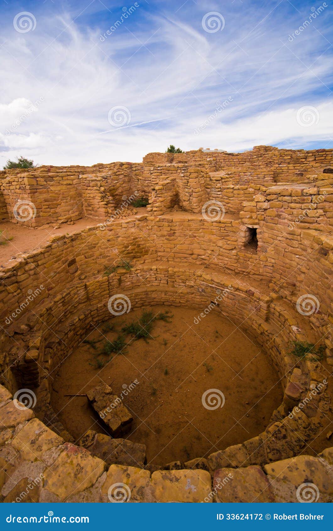 Far View Community Ruins at Mesa Verde National Park. Stock Photo ...