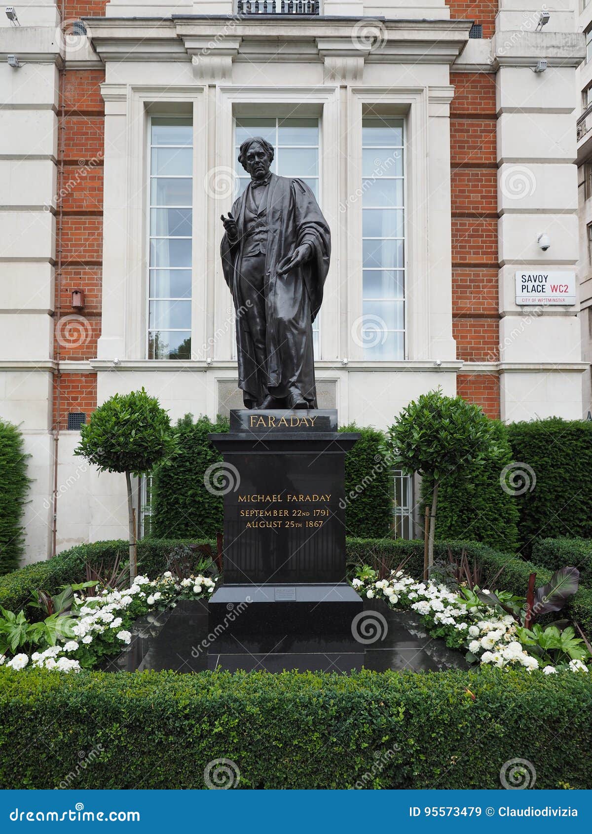 Faraday-Monument Im Wirsing-Platz in London Redaktionelles Stockbild ...