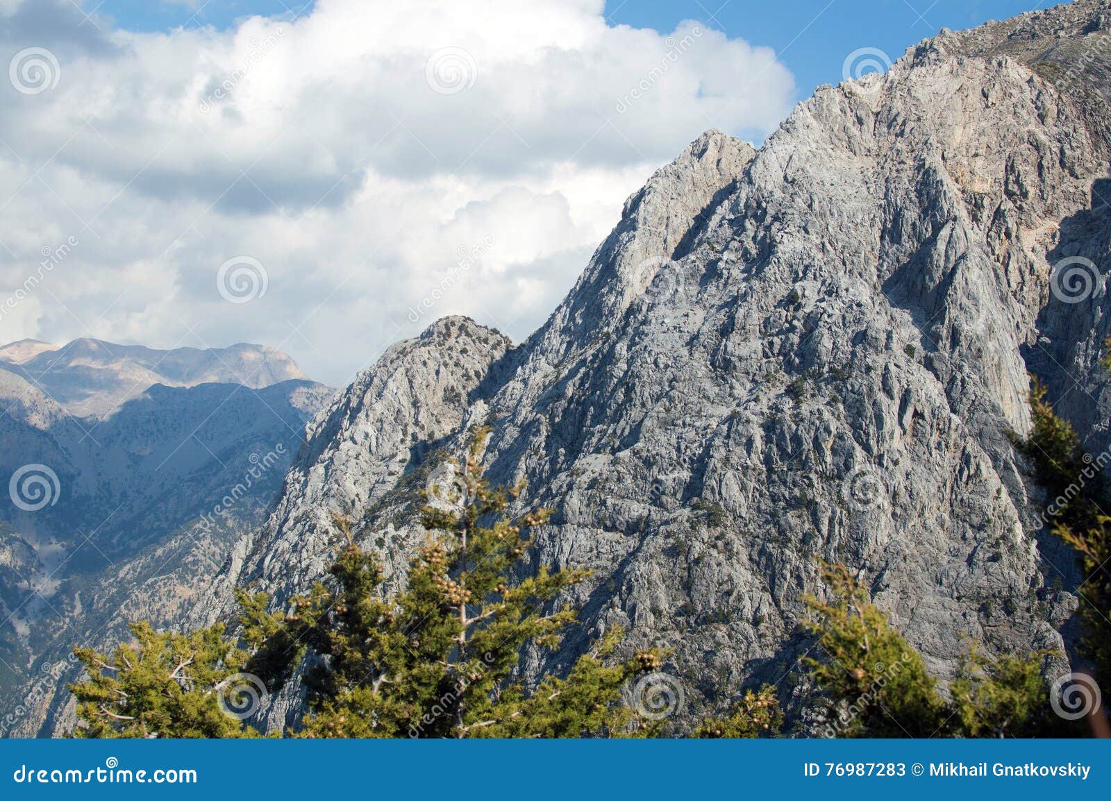 Faraggi Samarias Canyon, Spring, Crete Island, Greece Stock Image ...