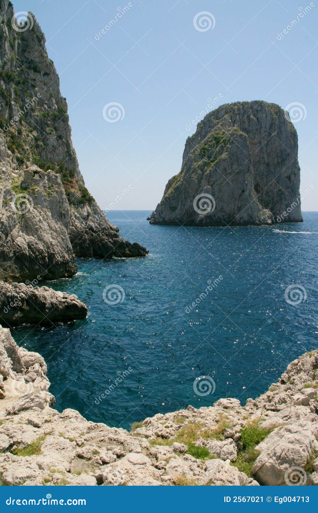 The Faraglioni Rocks, Capri Stock Image - Image of legend, islands: 2567021