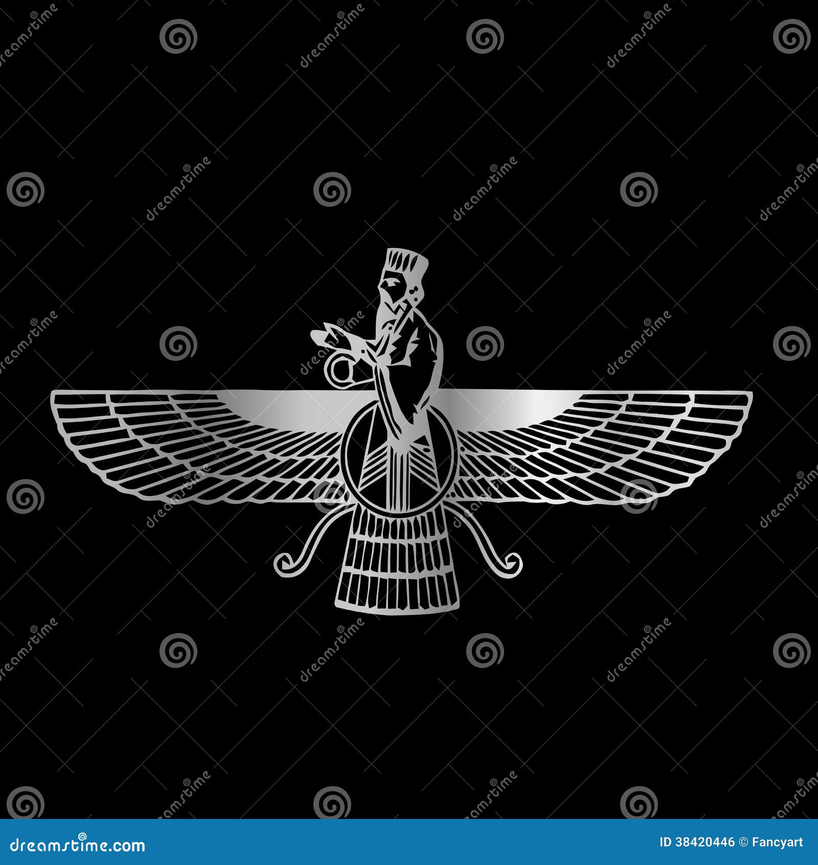 Zoroastrian Symbol Tattoo