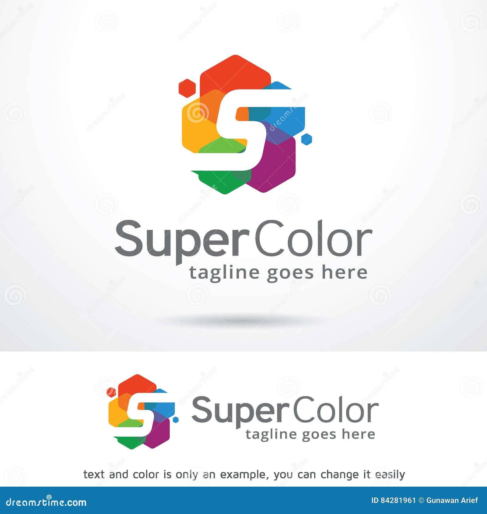 Farbe Logo Template Design Vector Des Buchstabe-S Vektor Abbildung ...