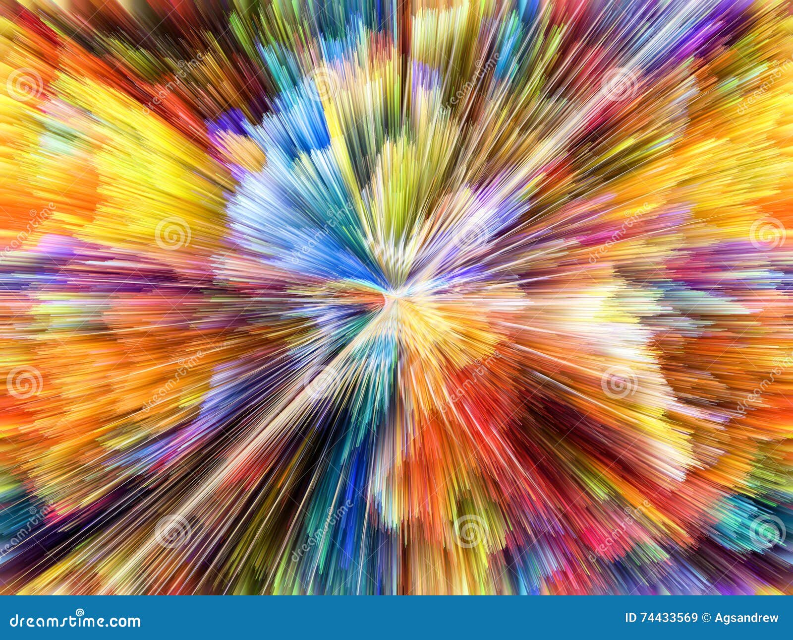 Farbexplosion stock abbildung. Illustration von effekt - 74433569