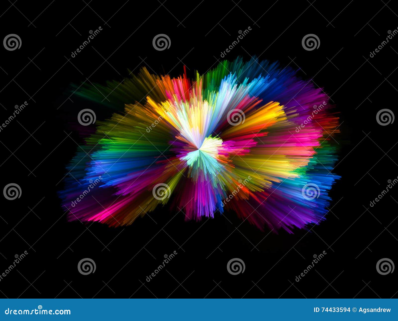 Farbexplosion stock abbildung. Illustration von speziell - 74433594