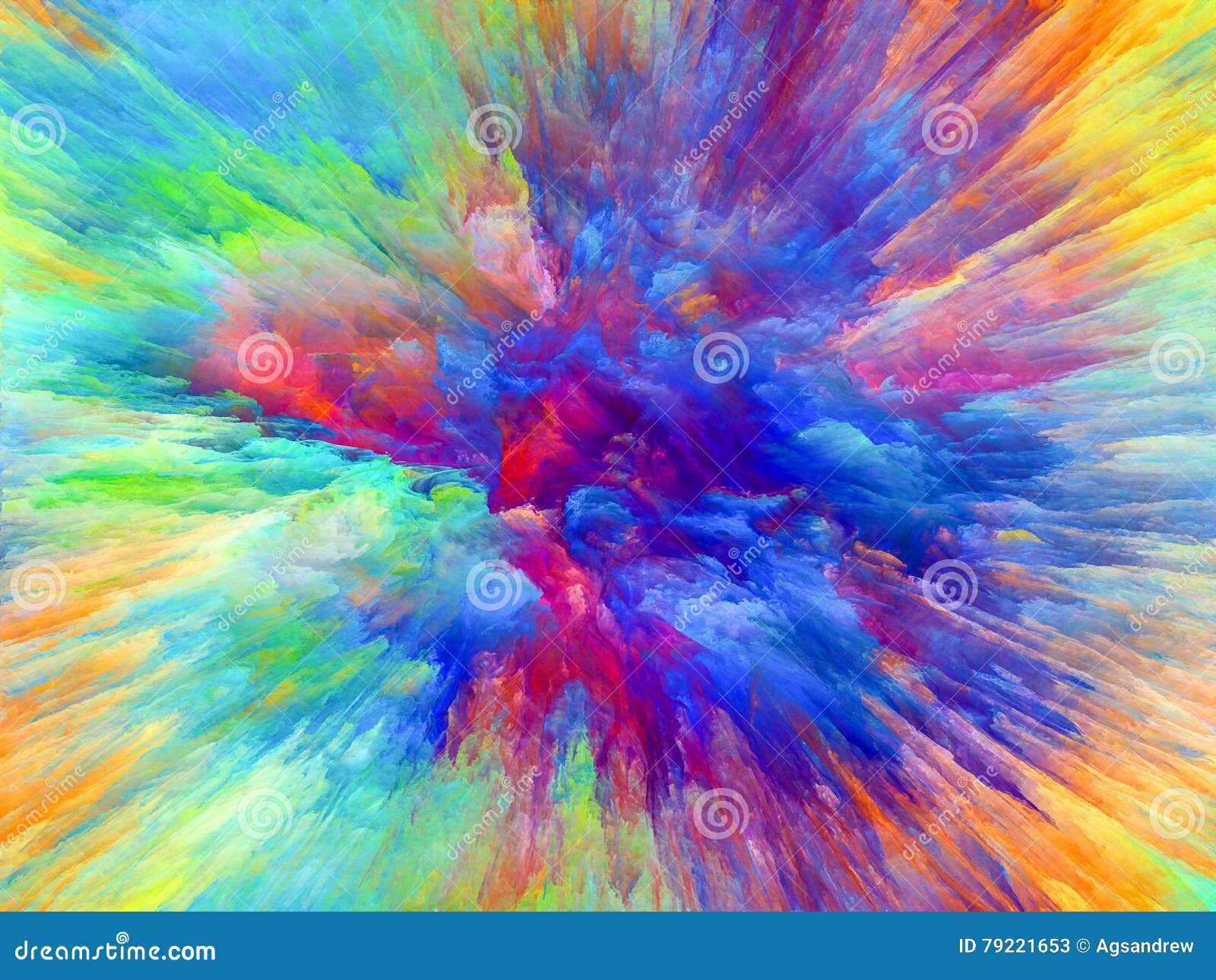 Farbexplosion stock abbildung. Illustration von auslegung - 79221653